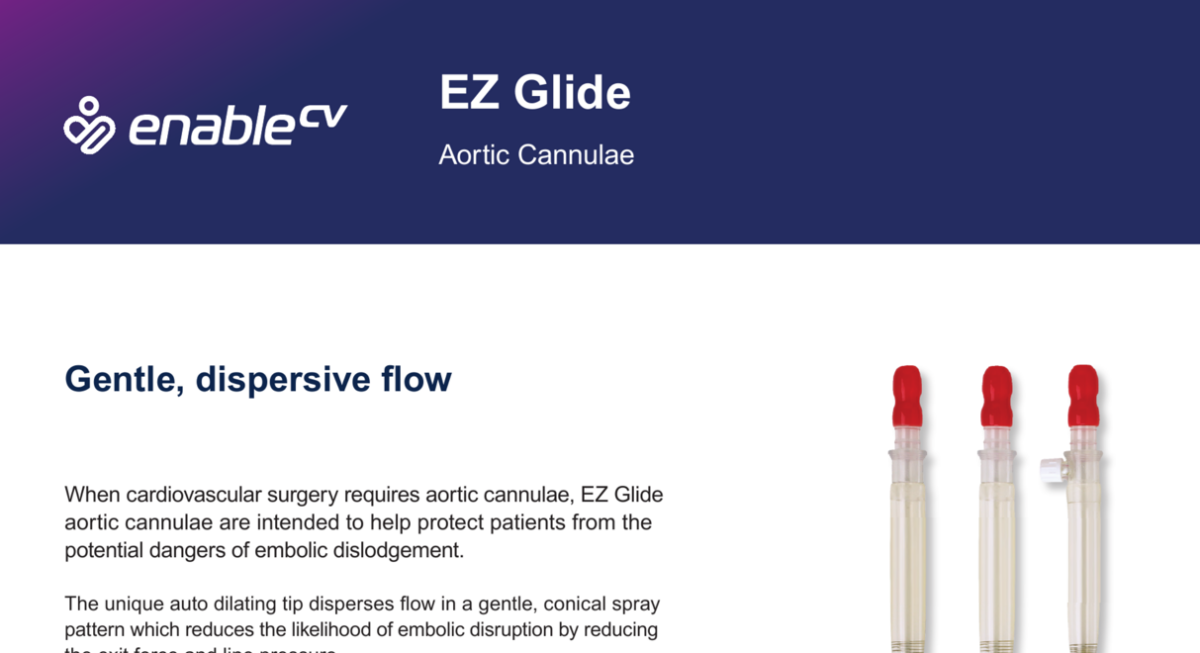 Arterial Cannulae – enableCV